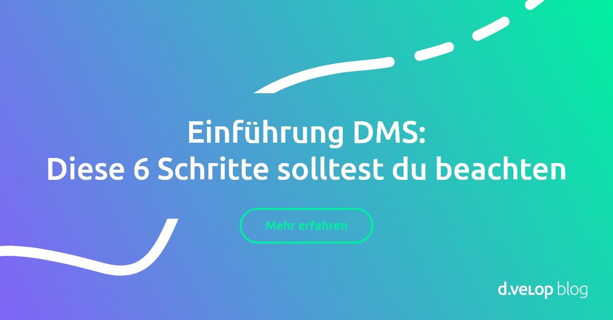 Einführung DMS: Diese 6 Schritte solltest du beachten