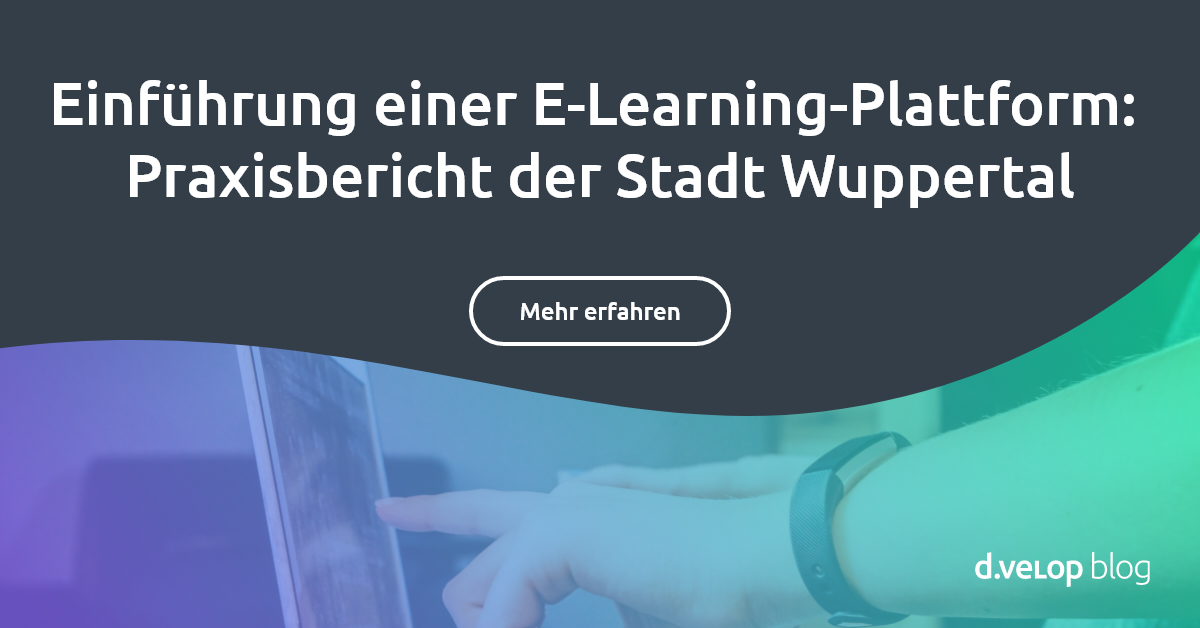 E-Learning-Plattform: Einführung bei der Stadt Wuppertal
