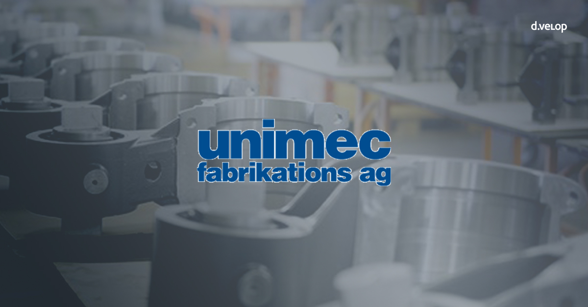 Unimec Fabrikations AG - digitalisiert Prozesse mit d.velop AG